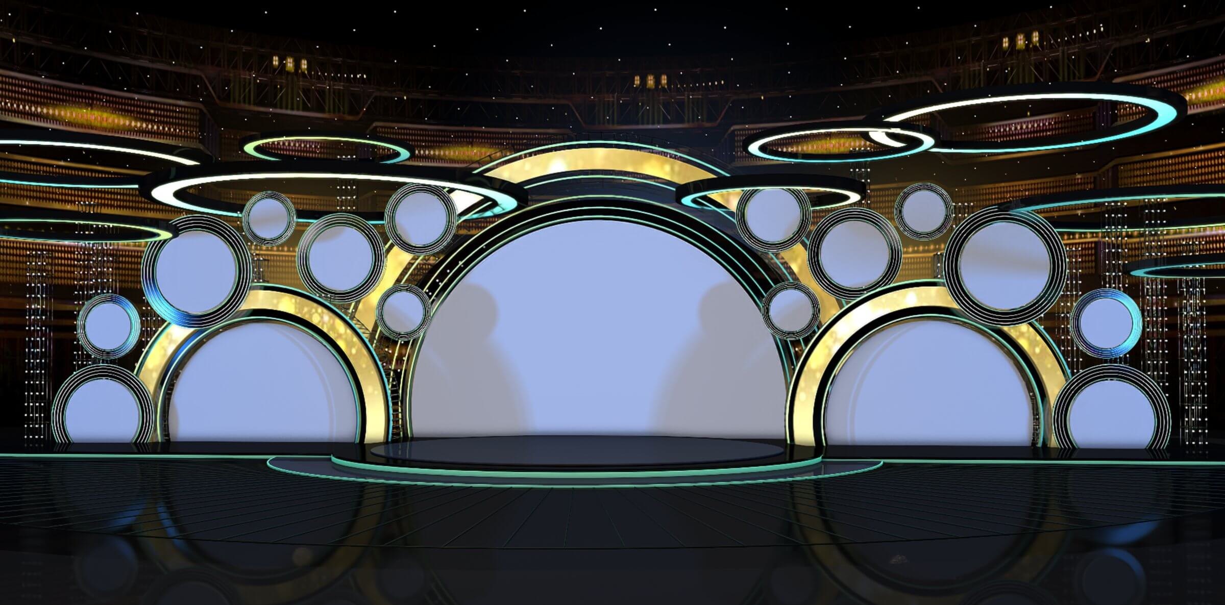 Stage - 3D Model by corinthian100