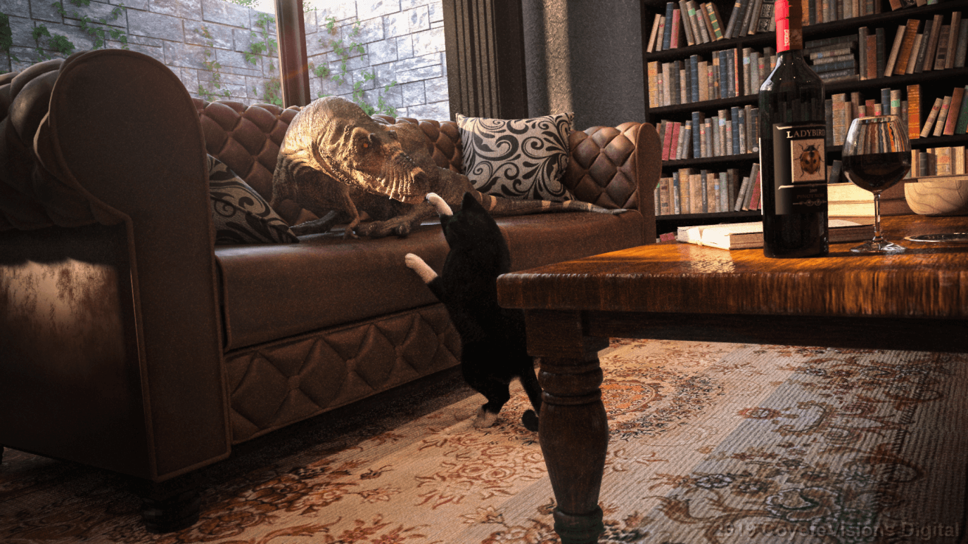 Boop! 3D Render, Digital Art by coyotevision