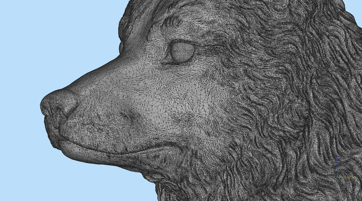 Fox Head - 3D Model by craft3D