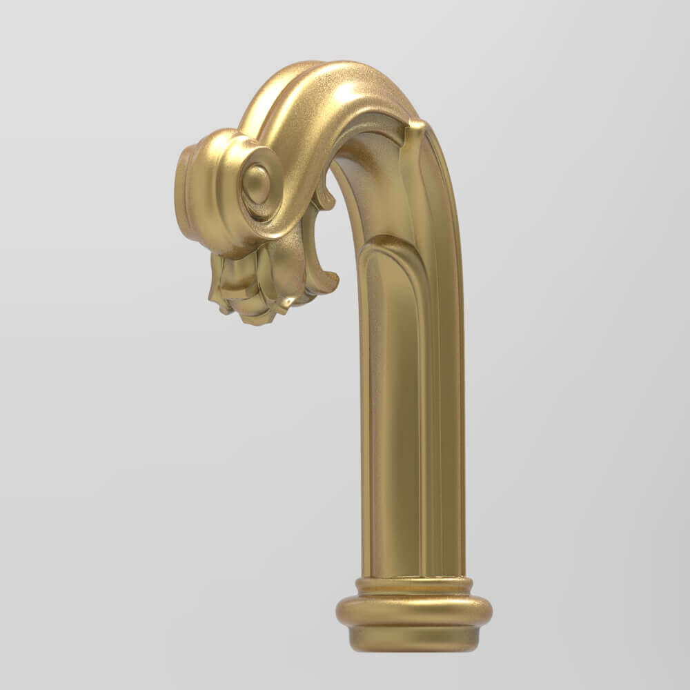 Cane Handle - 3D Model by craft3D