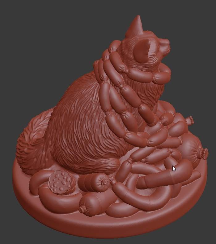 Happy Cat - 3D Print Model by craft3D