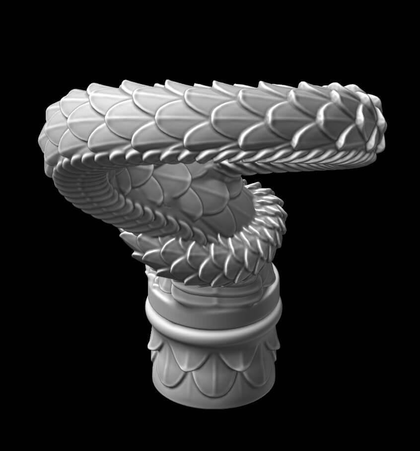 Snake Bracelet - 3D Model by craft3D