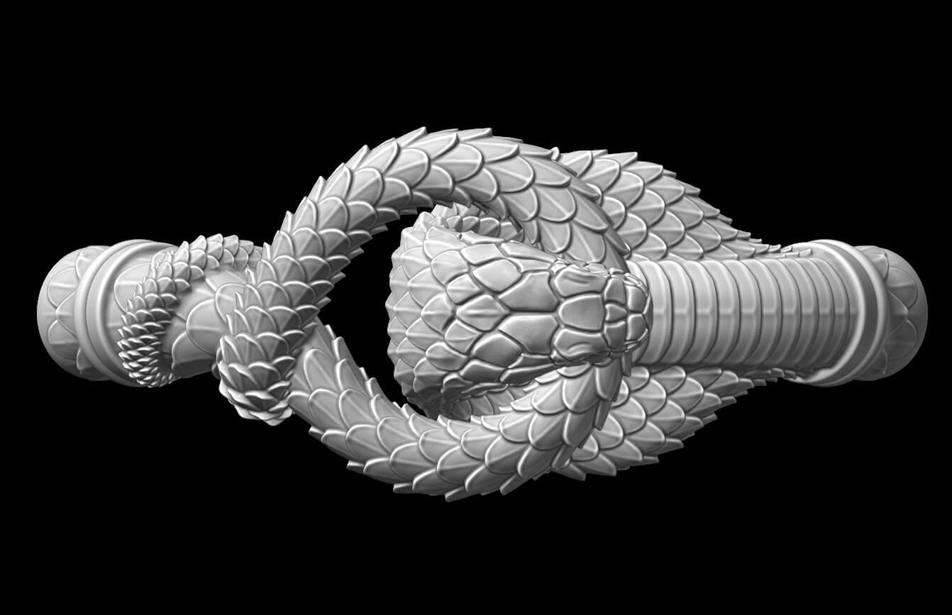 Snake Bracelet - 3D Model by craft3D
