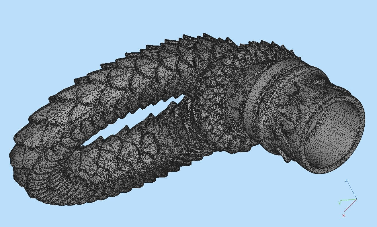 Snake Bracelet - 3D Model by craft3D