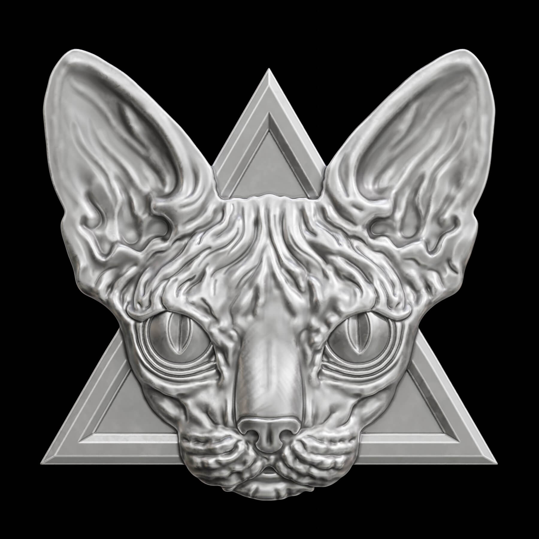 Sphinx Pendant - 3D Model by craft3D