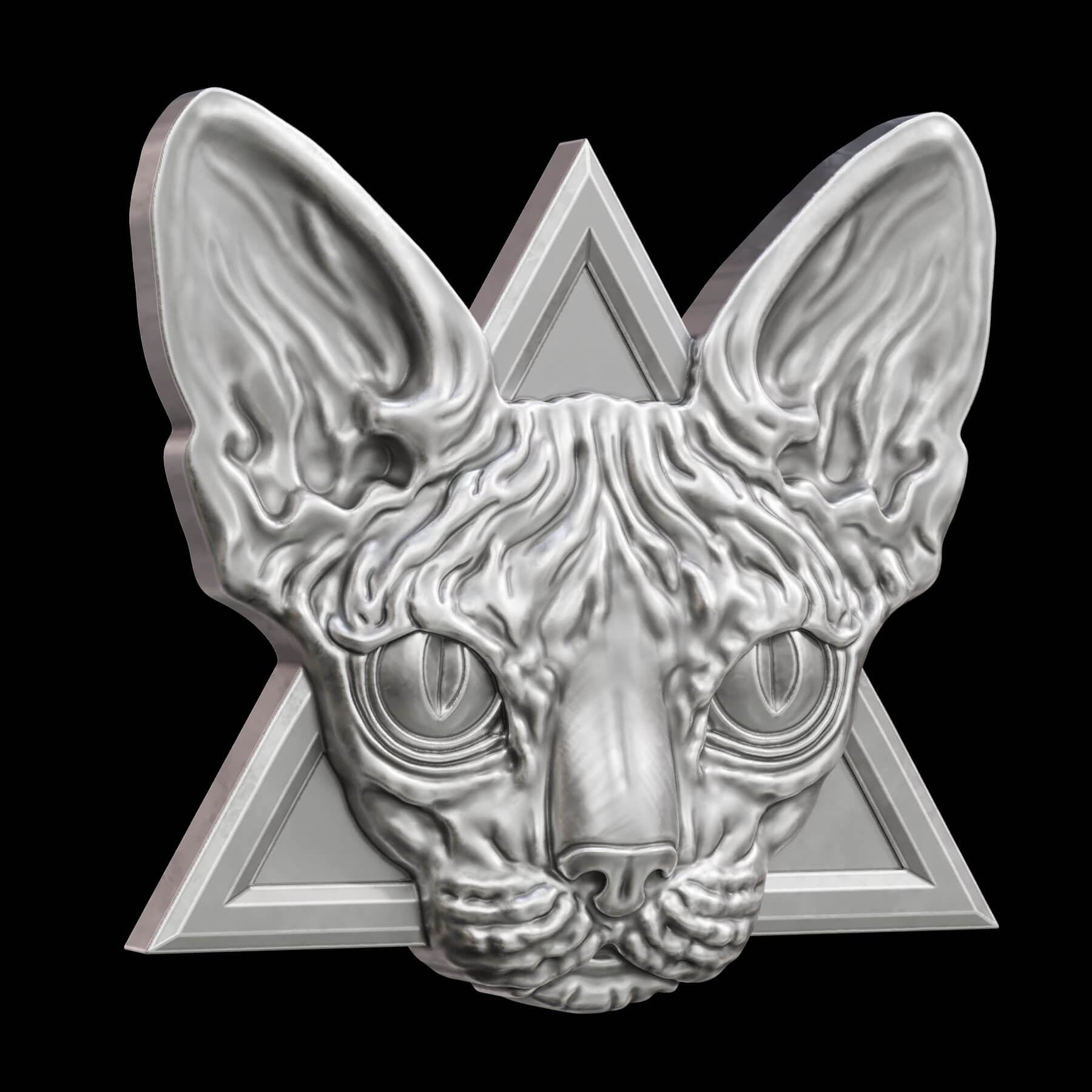 Sphinx Pendant - 3D Model by craft3D