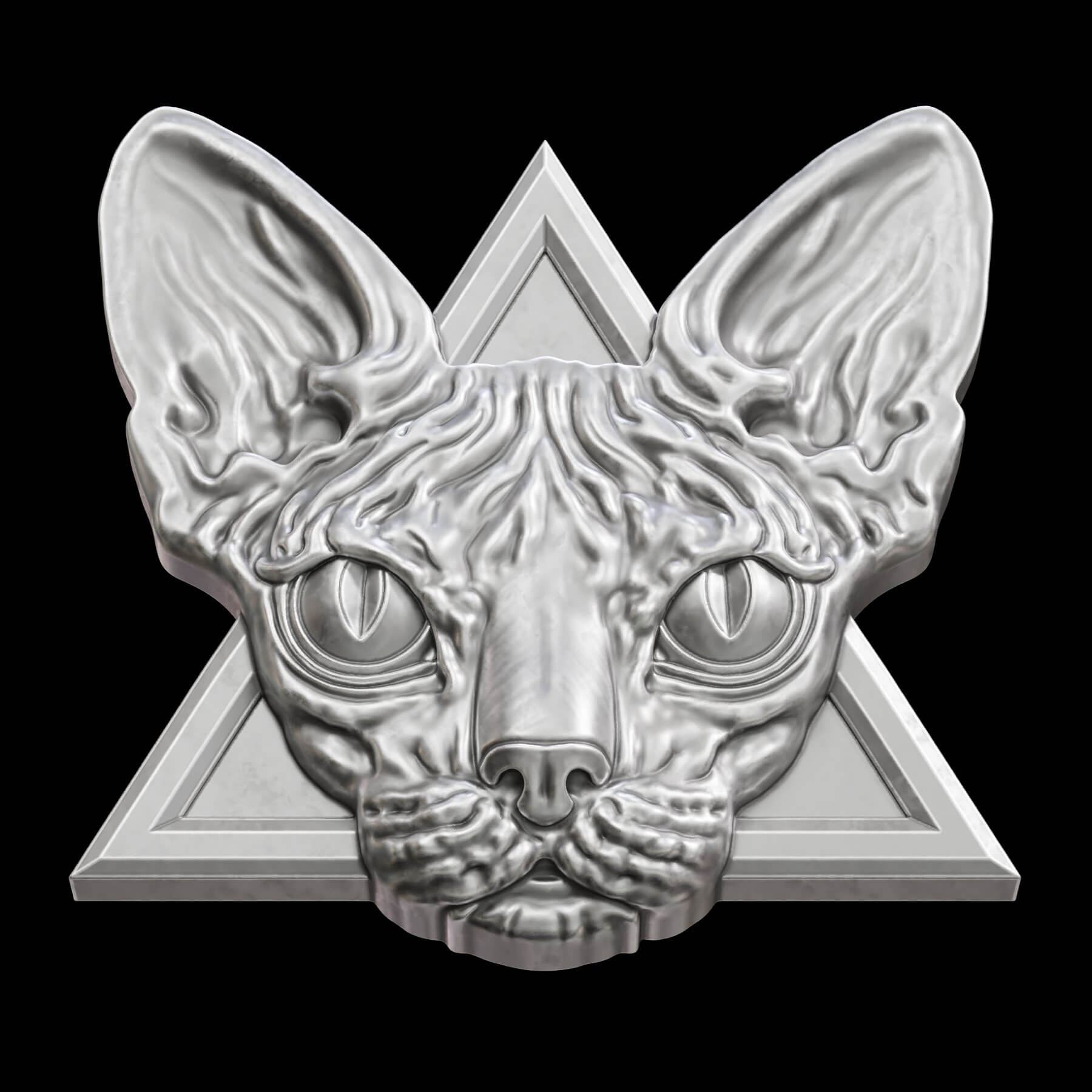 Sphinx Pendant - 3D Model by craft3D