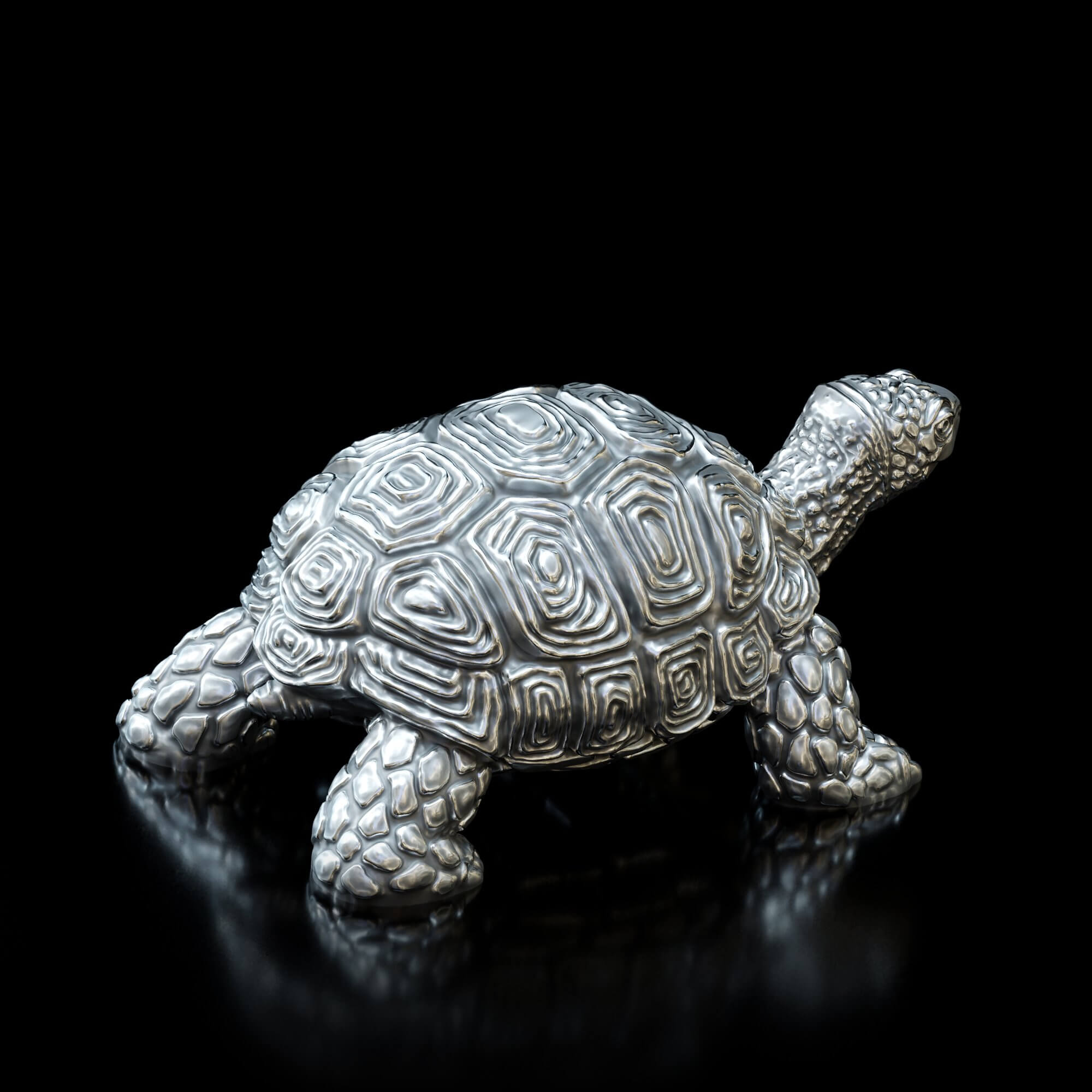 Tortoise Figurine - 3D Model by craft3D
