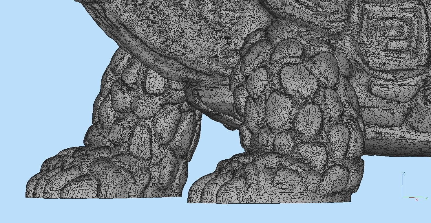 Tortoise Figurine - 3D Model by craft3D