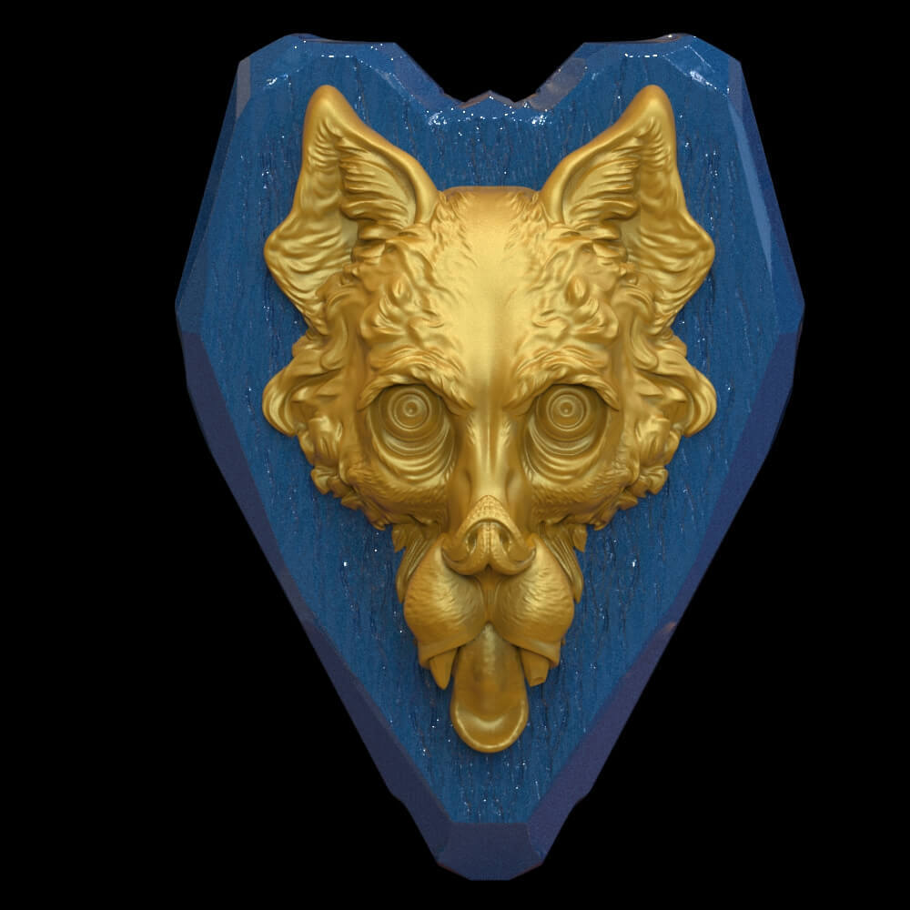 Werewolf Head - 3D Model by craft3D