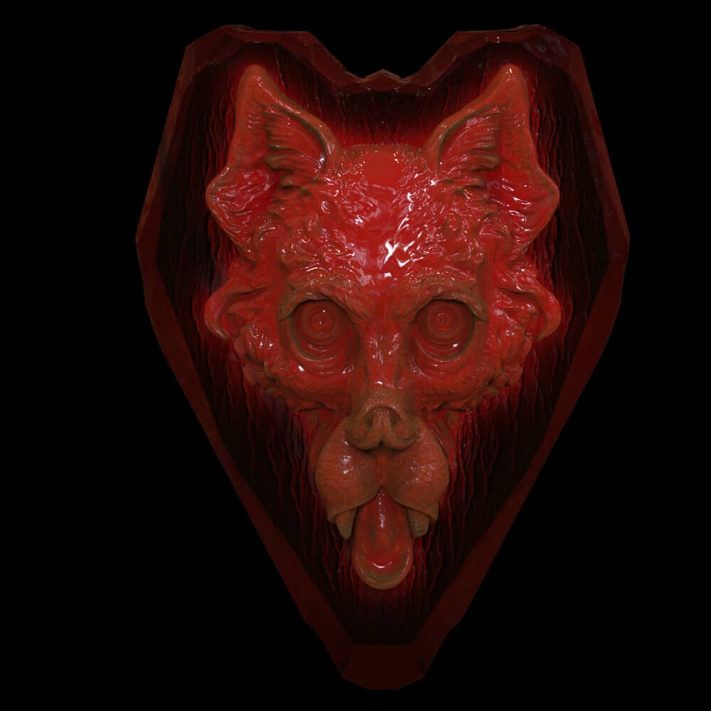 Werewolf Head - 3D Model by craft3D