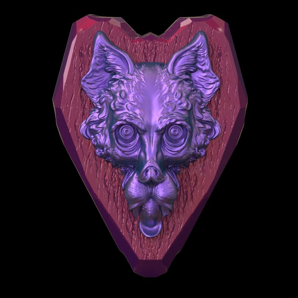 Werewolf Head - 3D Model by craft3D