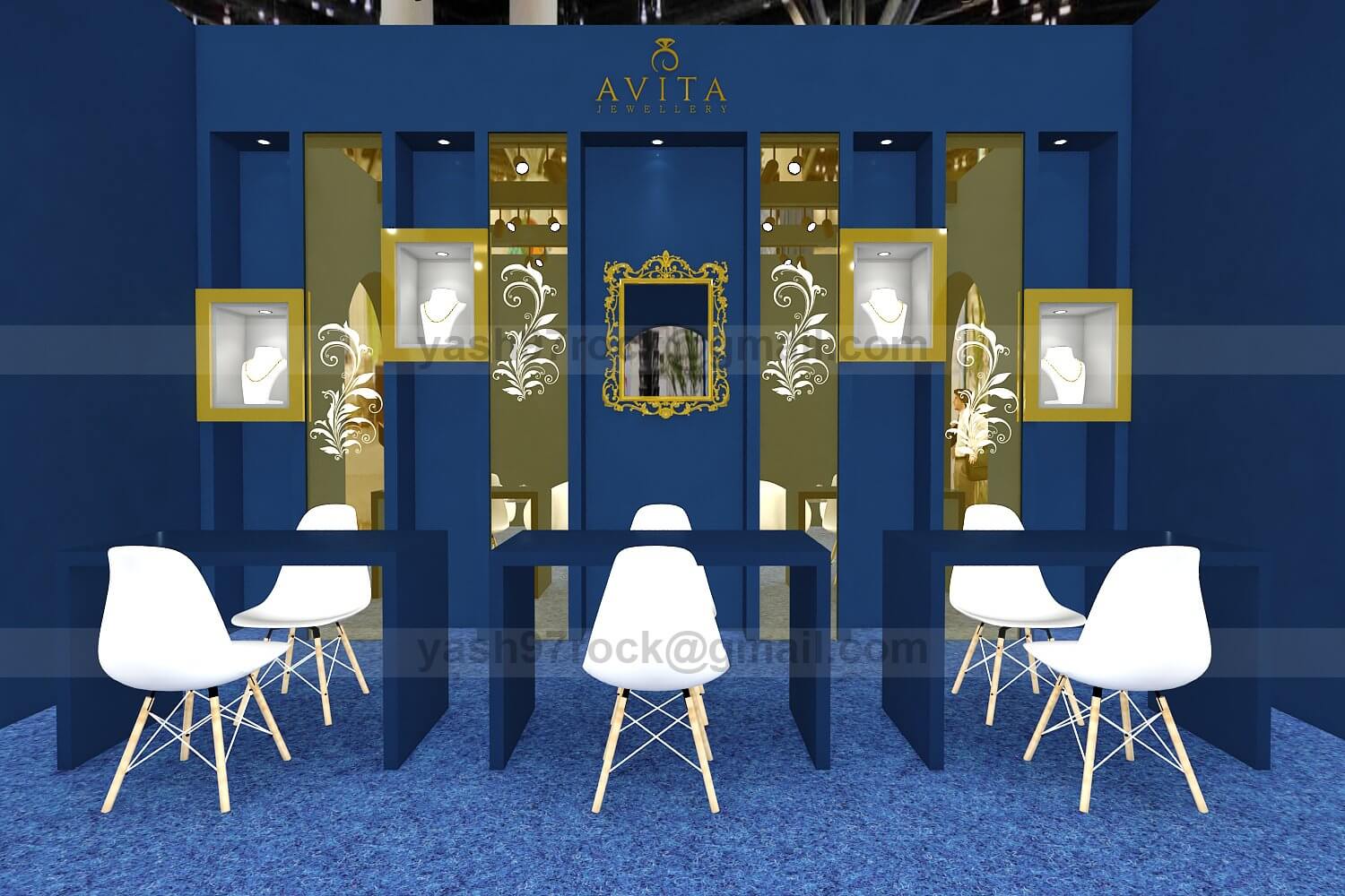 6x6 Exhibition Stand - 3D Model by creative_designer3d