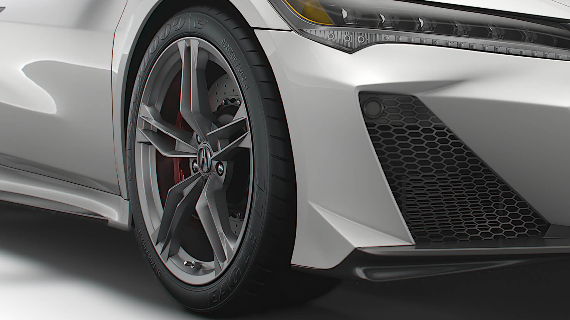Acura NSX Type S 2022 Wheel - 3D Model by Creative Idea Studio