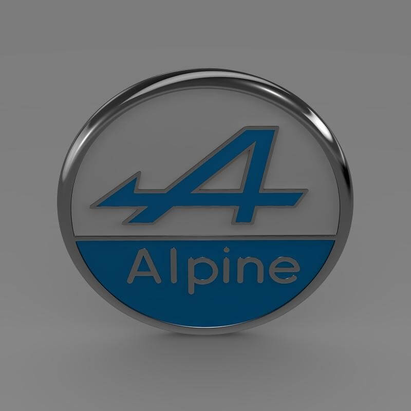 Alpine Logo - 3D Model by Creative Idea Studio