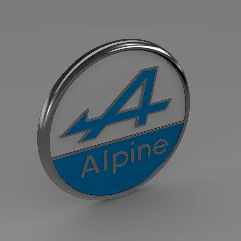 Alpine Logo - 3D Model by Creative Idea Studio