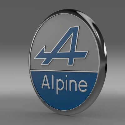 Alpine Logo - 3D Model by Creative Idea Studio