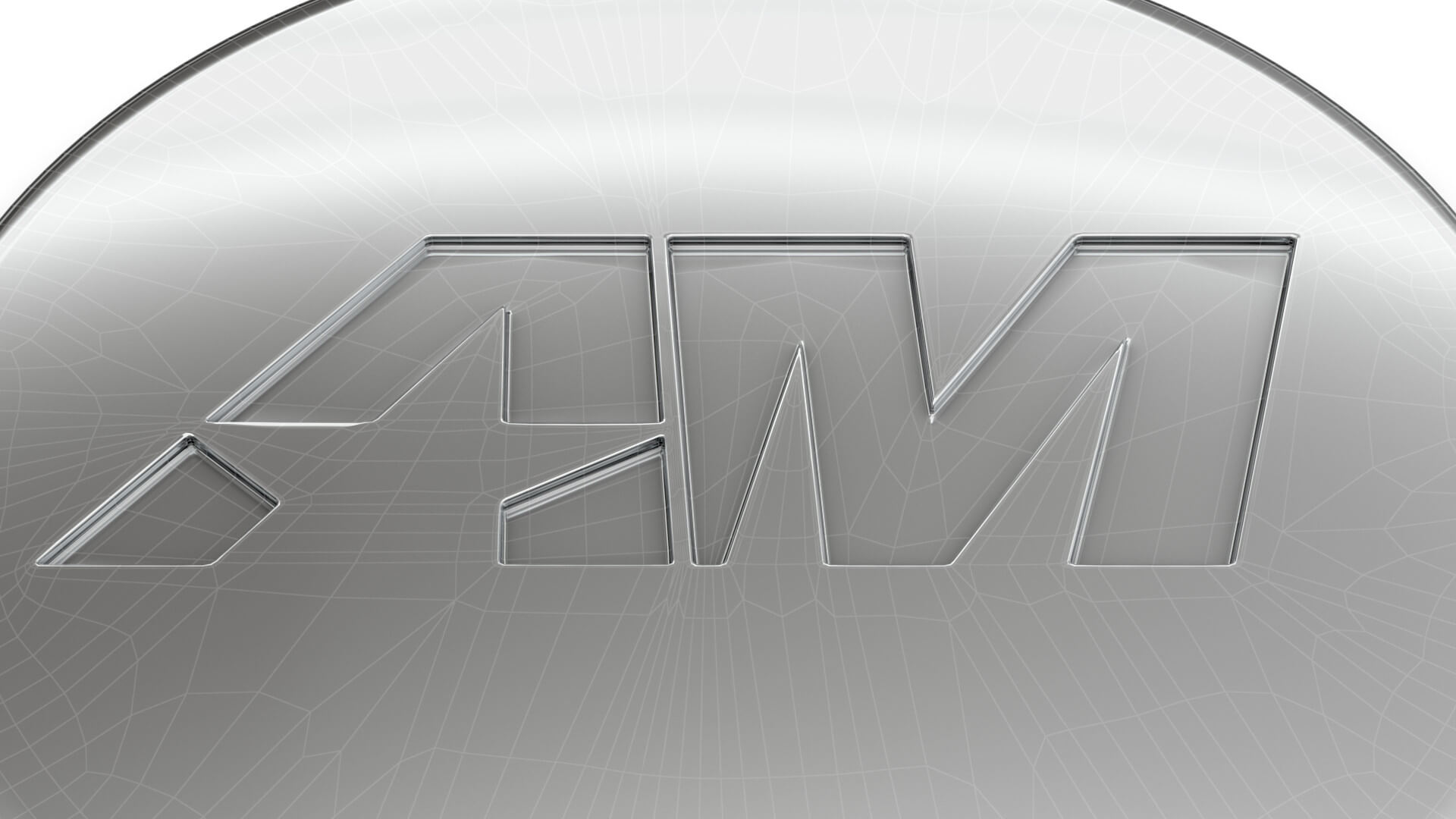 American Muscle Logo - 3D Model by Creative Idea Studio