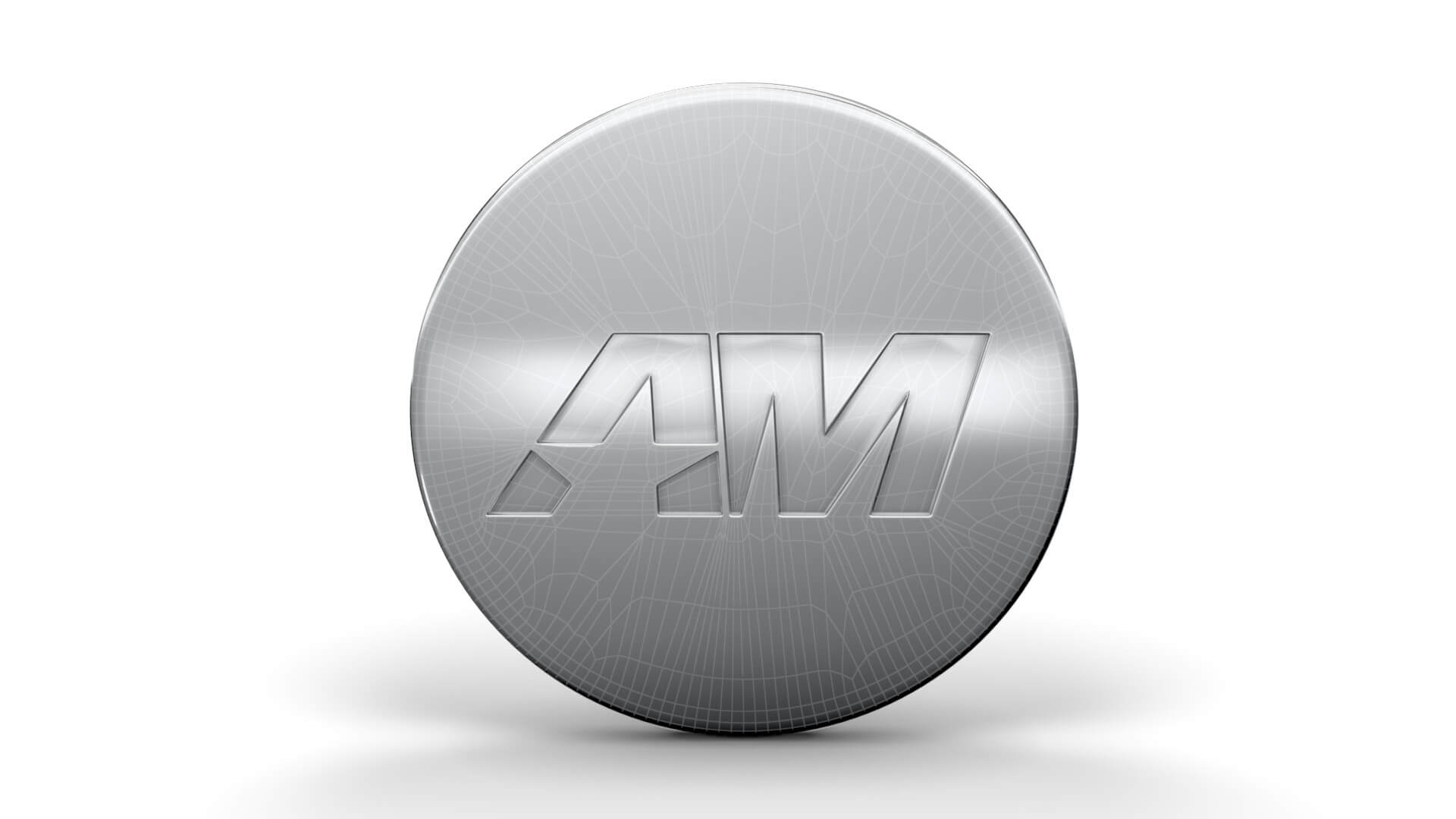 American Muscle Logo - 3D Model by Creative Idea Studio