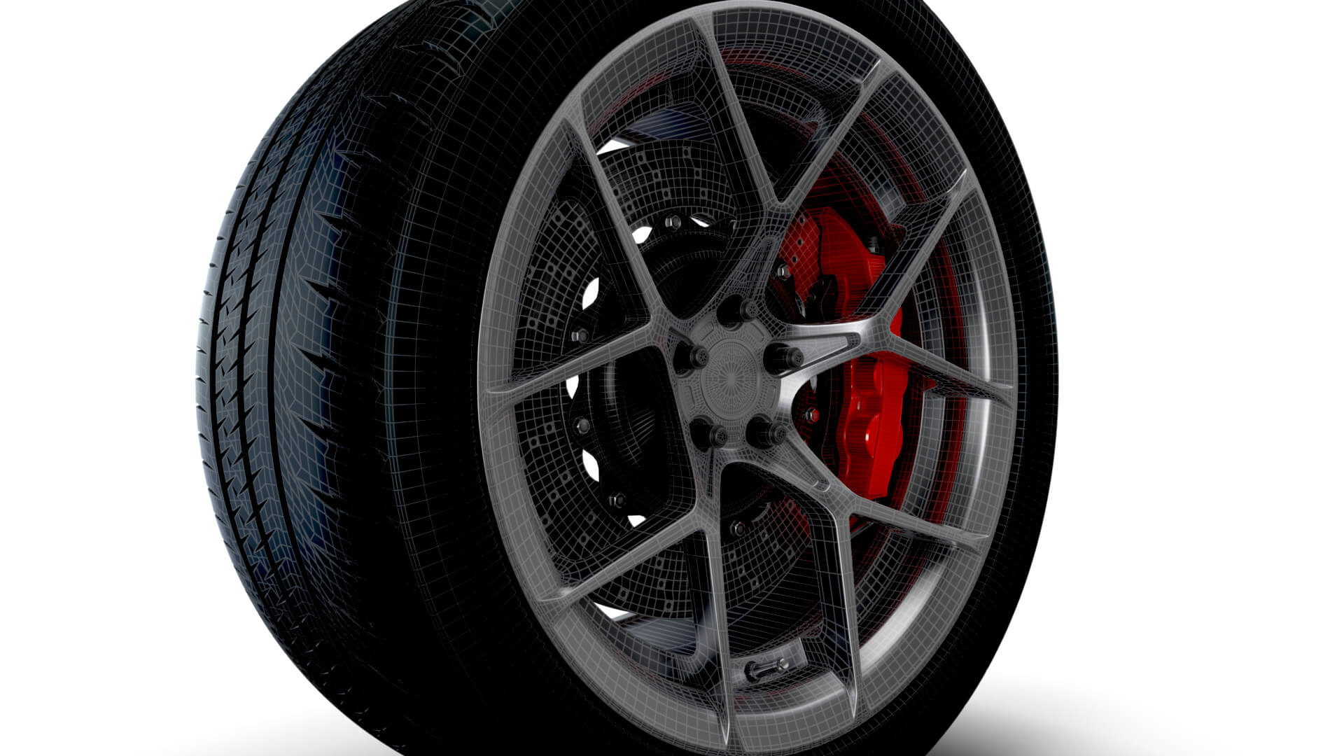 American Racing AR924 Wheel - 3D Model by Creative Idea Studio