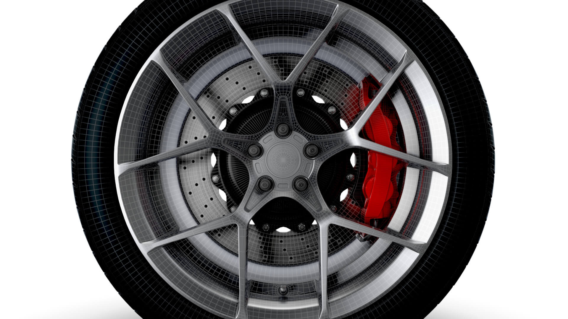 American Racing AR924 Wheel - 3D Model by Creative Idea Studio