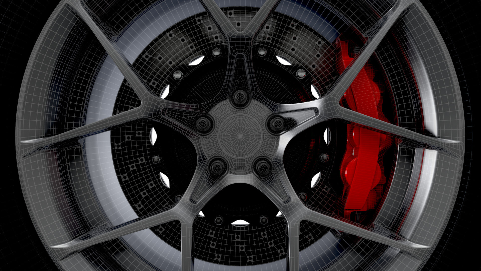 American Racing AR924 Wheel - 3D Model by Creative Idea Studio