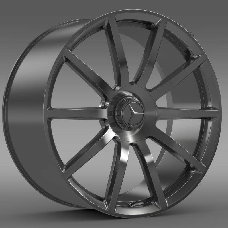 AMG Mercedes Benz S 63 Rim - 3D Model by Creative Idea Studio