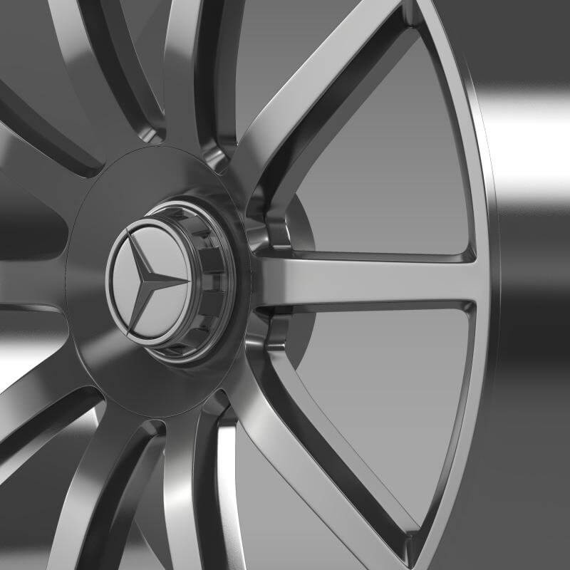 AMG Mercedes Benz S 63 Rim - 3D Model by Creative Idea Studio