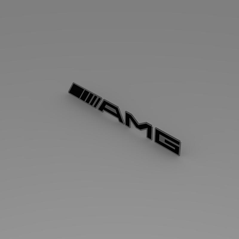 AMG Logo - 3D Model by Creative Idea Studio