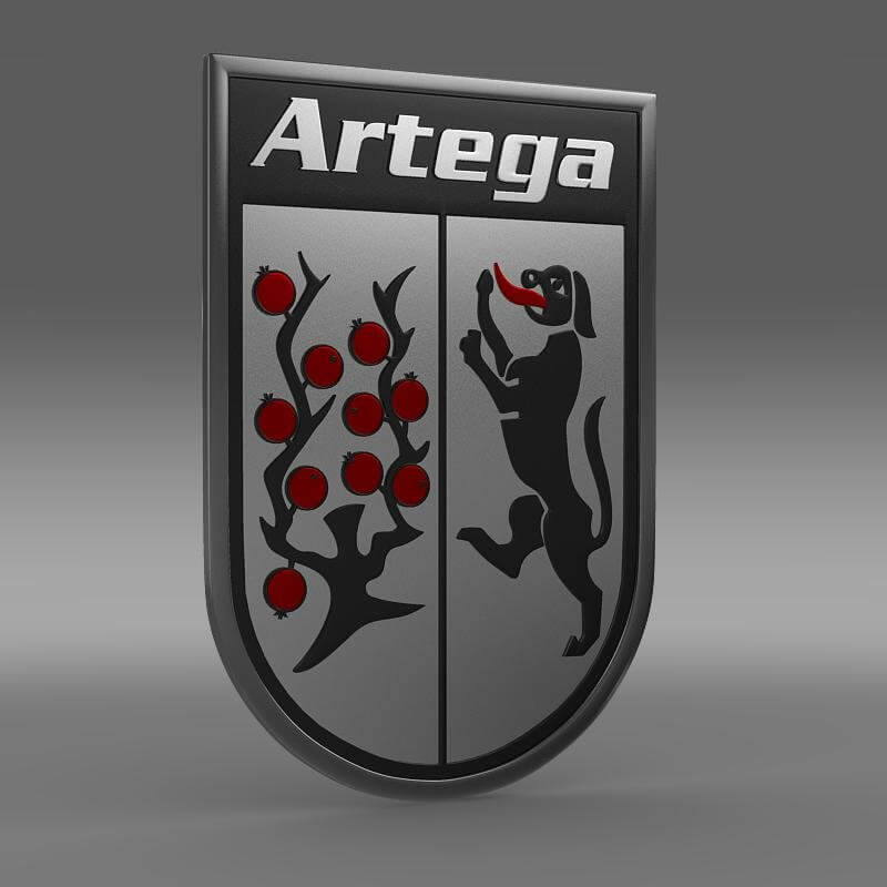 Artega Logo - 3D Model by Creative Idea Studio