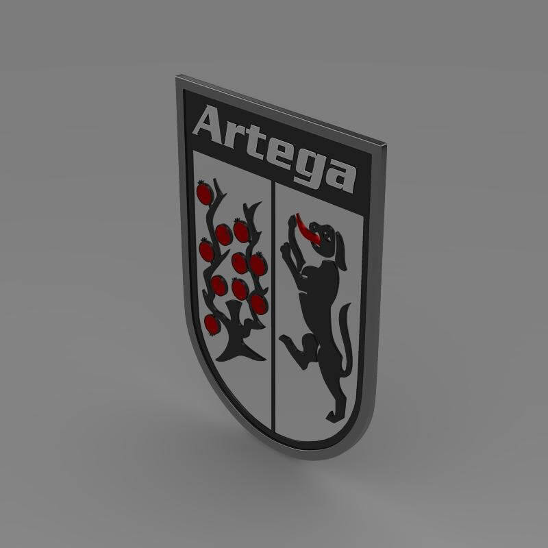 Artega Logo - 3D Model by Creative Idea Studio