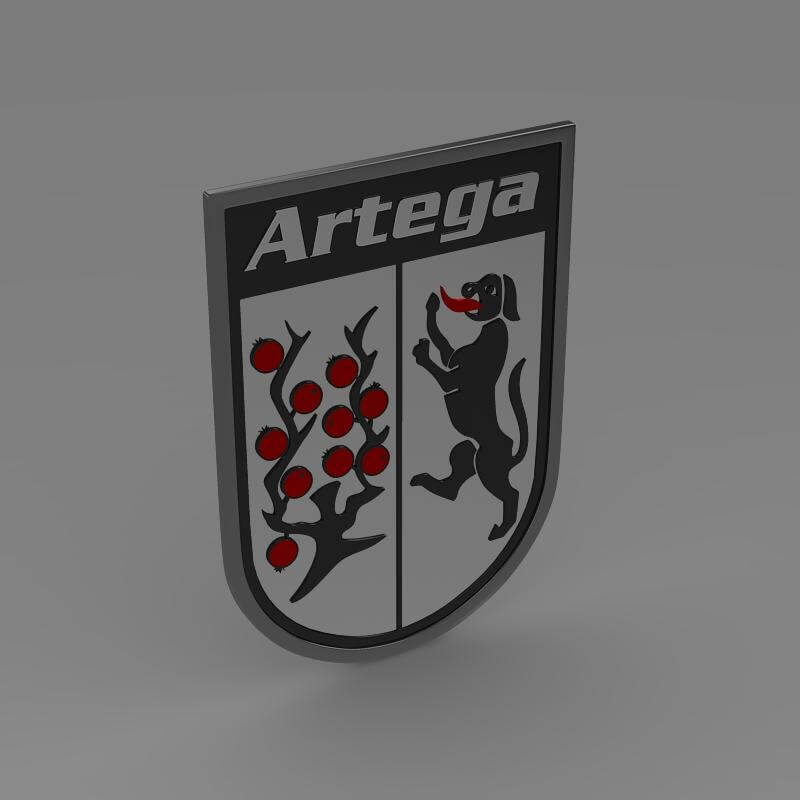 Artega Logo - 3D Model by Creative Idea Studio