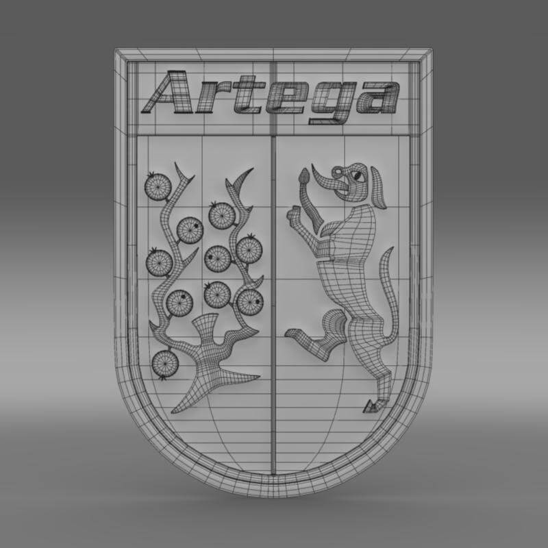 Artega Logo - 3D Model by Creative Idea Studio