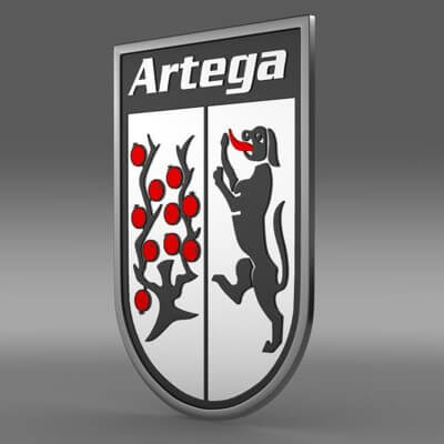 Artega Logo - 3D Model by Creative Idea Studio