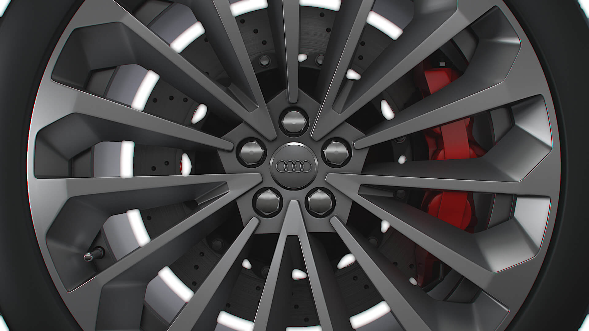 Audi E Tron Wheel - 3D Model by Creative Idea Studio