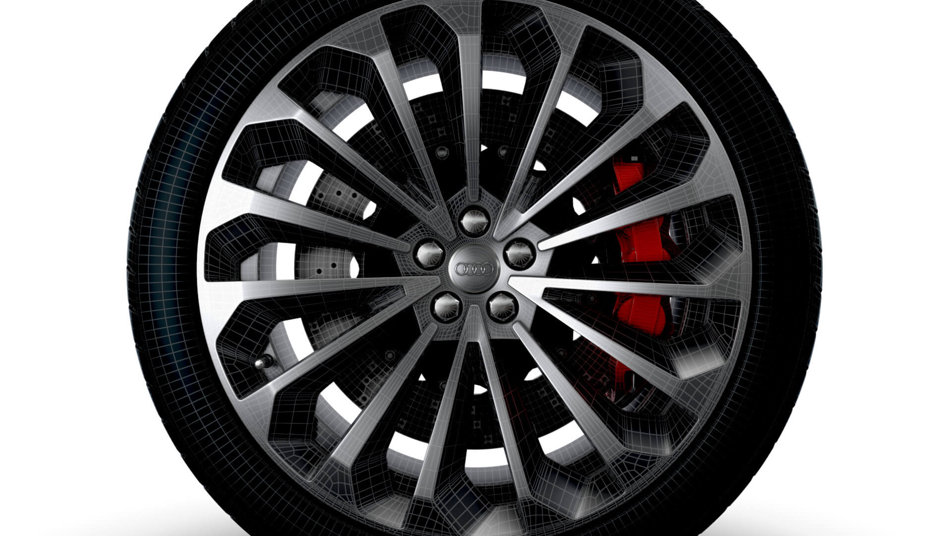 Audi E Tron Wheel - 3D Model by Creative Idea Studio