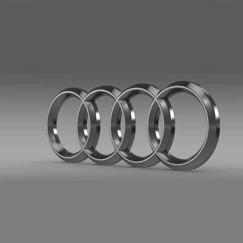 Audi Logo - 3D Model by Creative Idea Studio