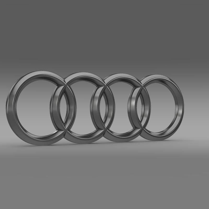 Audi Logo - 3D Model by Creative Idea Studio