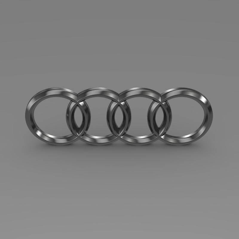 Audi Logo - 3D Model by Creative Idea Studio