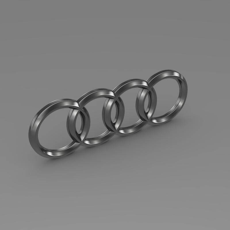 Audi Logo - 3D Model by Creative Idea Studio