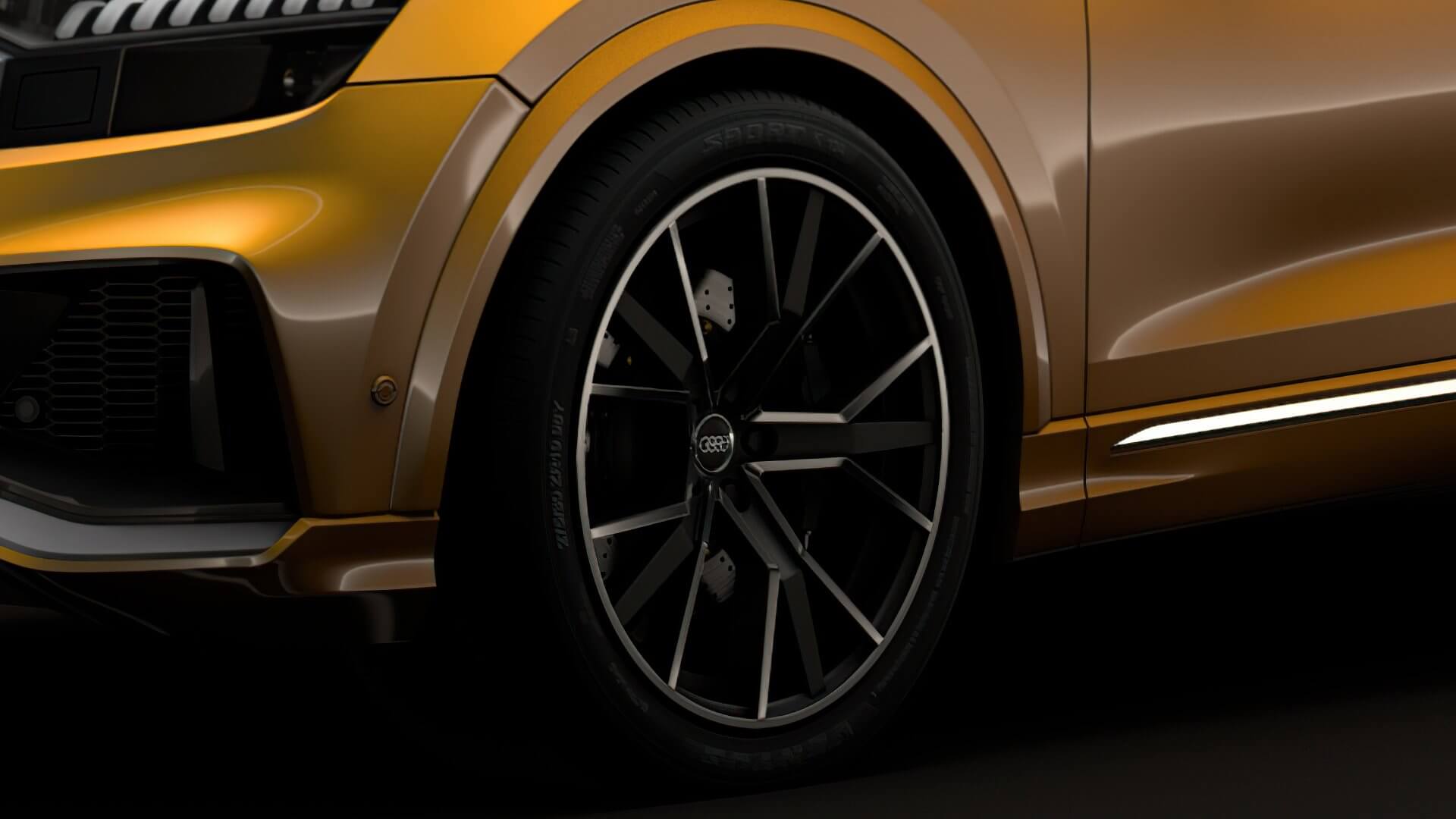 Audi Q8 50 TDI Quattro S Line Vorsprung Edition 2018 Wheel - 3D Model ...