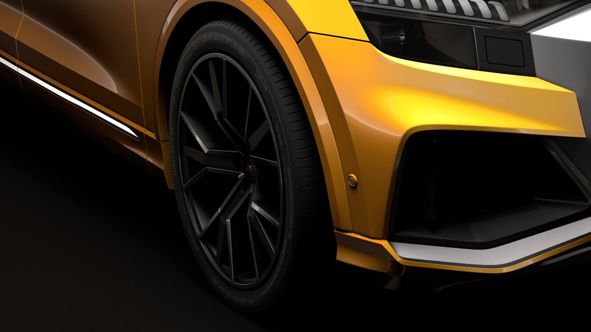 Audi Q8 50 TDI Quattro S Line Vorsprung Edition 2018 Wheel - 3D Model ...