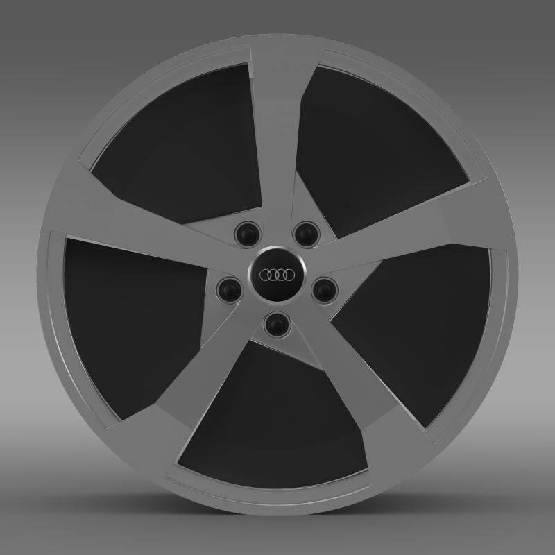 Audi R8 E Tron 2013 Rim - 3D Model by Creative Idea Studio