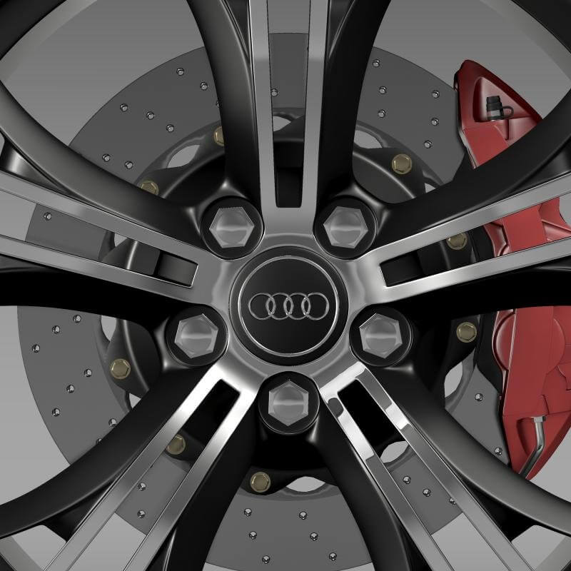 Audi R8 Exclusive Wheel - 3D Model by Creative Idea Studio
