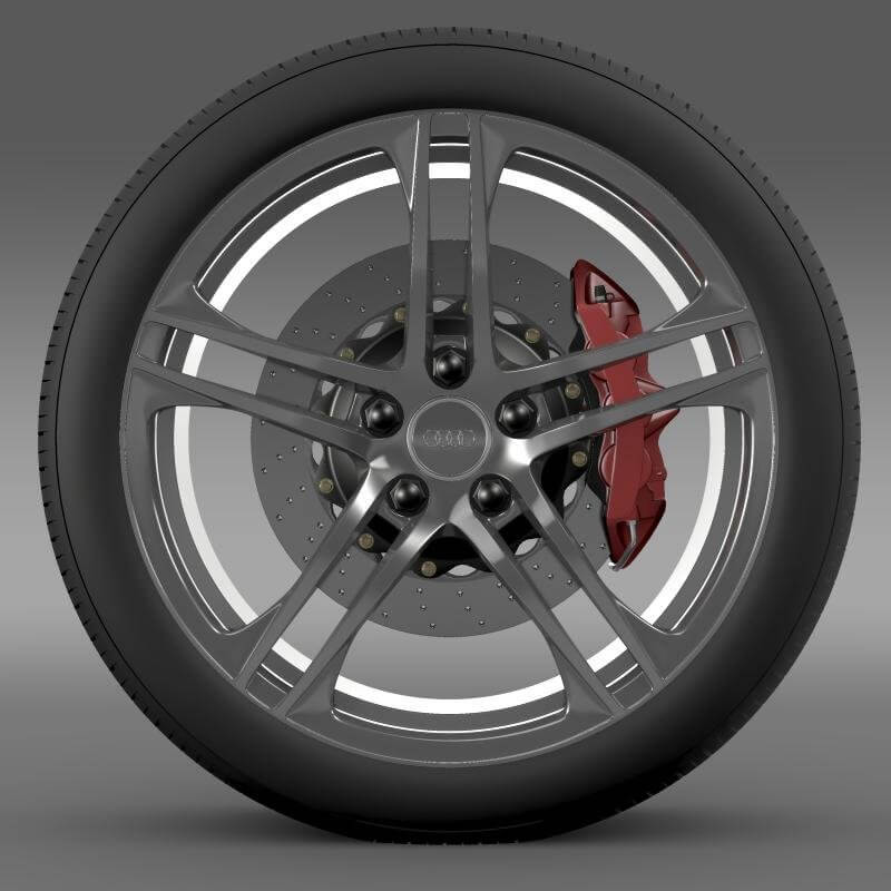 Audi R8 GT Wheel - 3D Model by Creative Idea Studio