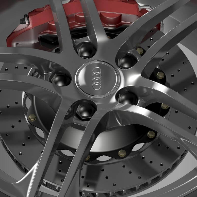Audi R8 GT Wheel - 3D Model by Creative Idea Studio