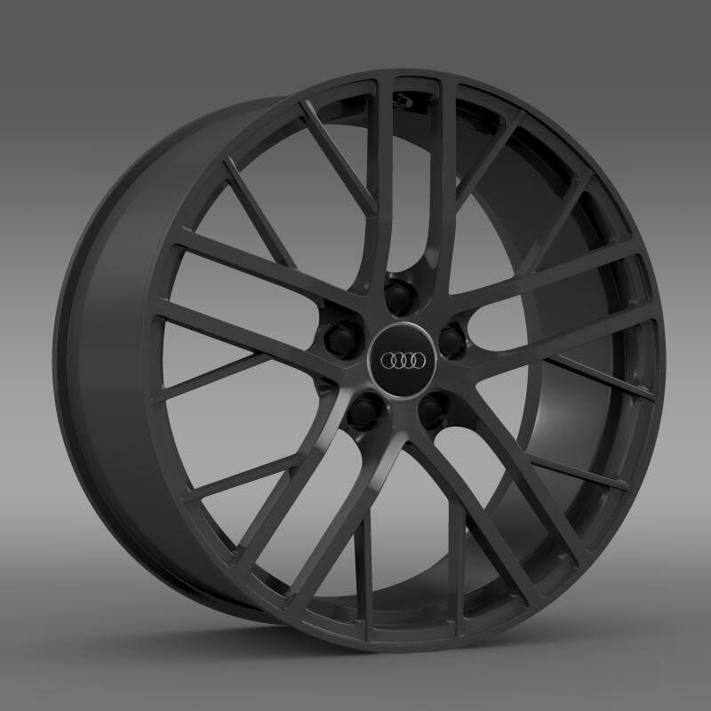 Audi R8 LMX 2014 Rim - 3D Model by Creative Idea Studio