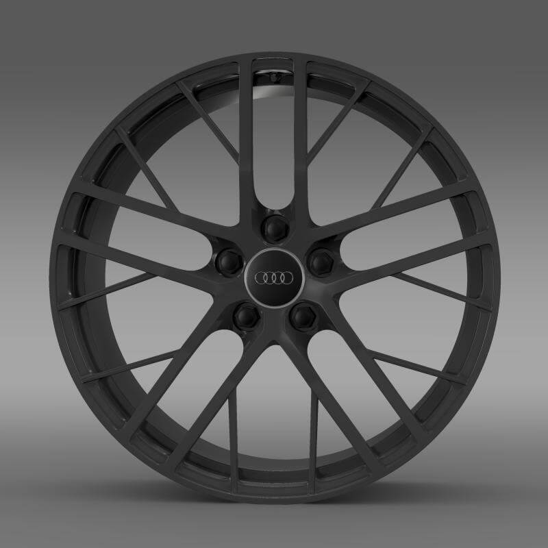 Audi R8 LMX 2014 Rim - 3D Model by Creative Idea Studio