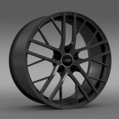 Audi R8 LMX 2014 Rim - 3D Model by Creative Idea Studio