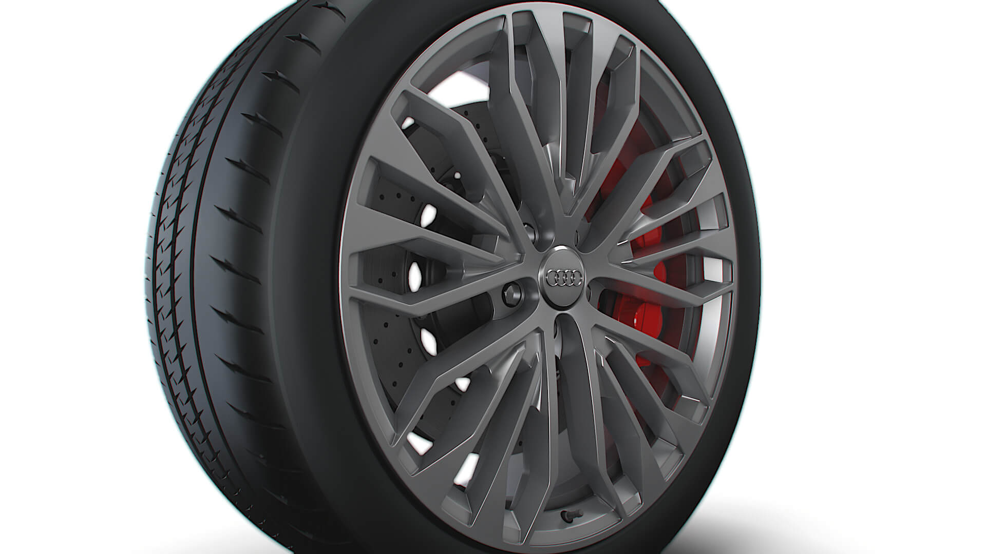 Audi R8 RS Wheel - 3D Model by Creative Idea Studio